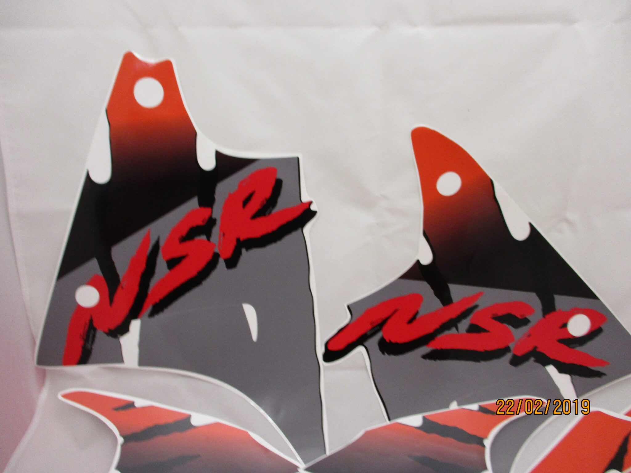 Stickerset compleet zwart - oranje Honda NSR50 Tiger AC08 - Honda M ...