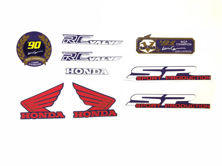 Stickerset Loris Capirossi - Honda M Onderdelen