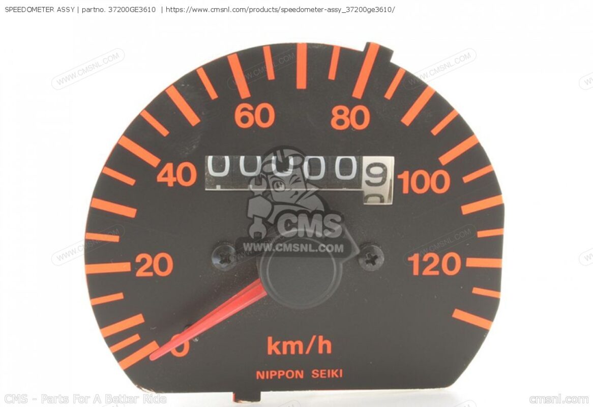 Cockpit | SPEEDOMETER ASSY Honda MT5 / MT8 AD01, HD02 - Honda M Onderdelen