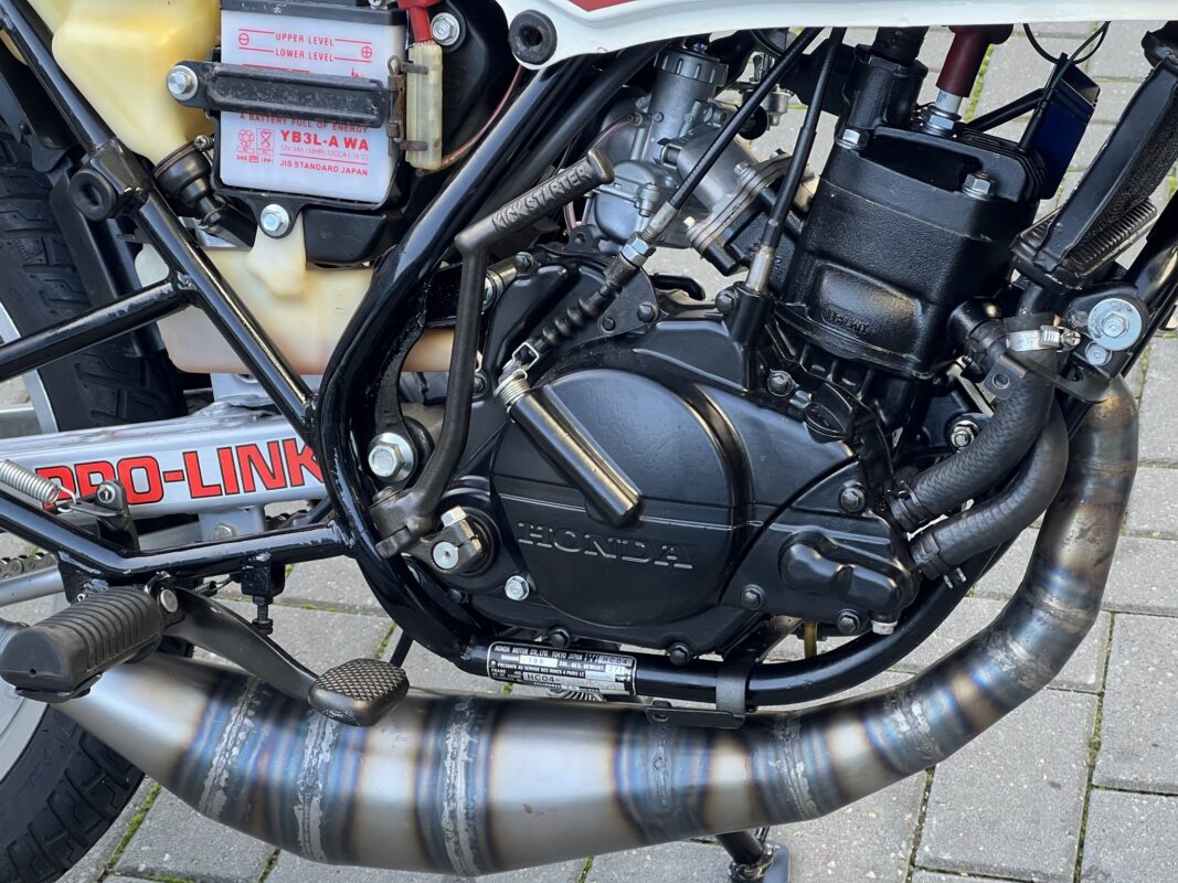 Uitlaat (handgemaakt) met demper Honda MBX80 80CC HC04 (Big bore ...