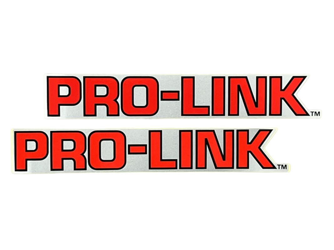 Pro-link sticker set van 2 achterbrug origineel Honda - Honda M Onderdelen